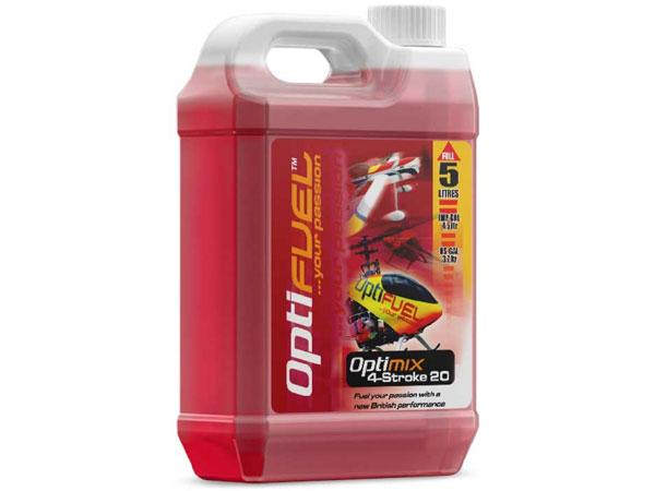 Optifuel Optimix 20% 4 Stroke Fuel 5 Litres OH2020SL, Model Shop Leeds