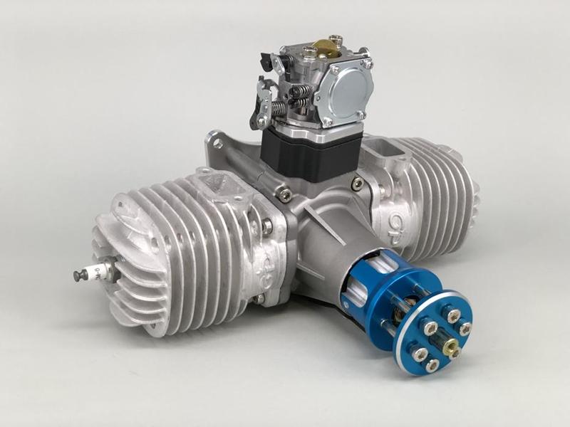 Great Power GP 123cc Twin Cylinder 2 Stroke Petrol Engine w/ Muffler GP ...