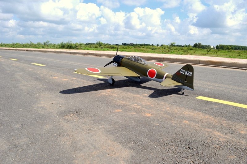 Seagull Giant Scale Zero Fighter 86in 50-60cc with Retracts SEA334G ...