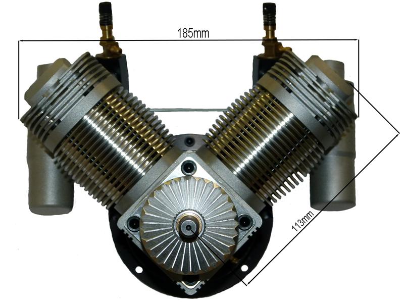 Laser 360V Four Stroke Glow Engines LE-FSG-360V, Model Shop Leeds